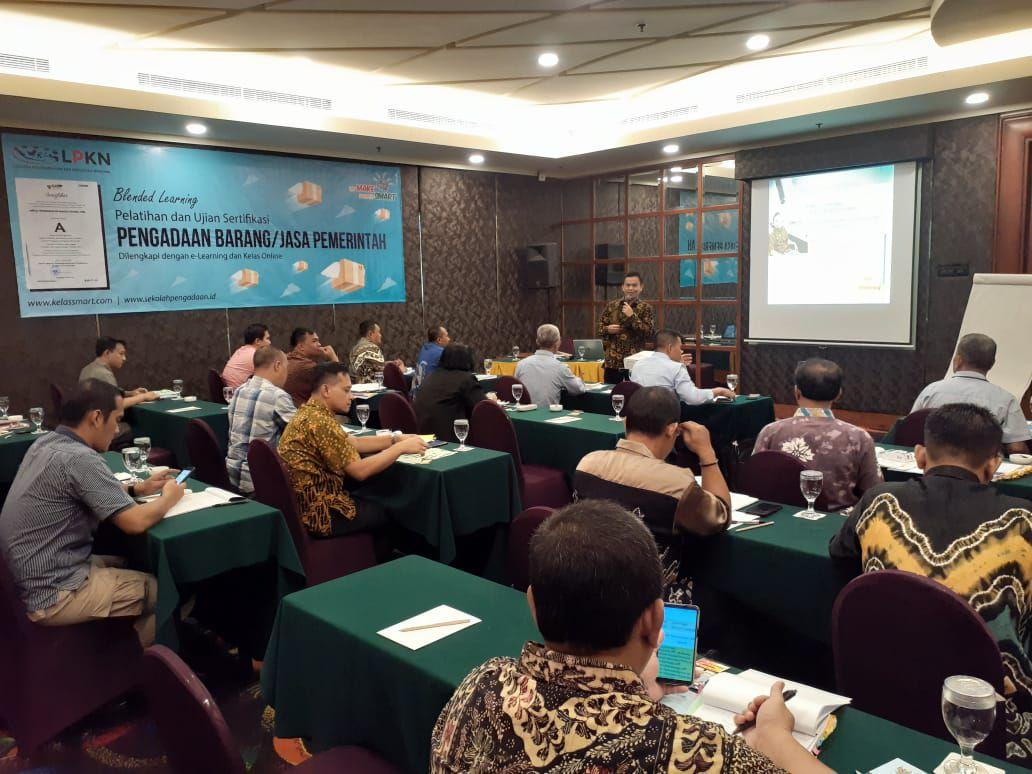 BLENDED LEARNING PELATIHAN DAN UJIAN SERTIFIKASI PENGADAAN BARANG/JASA ...